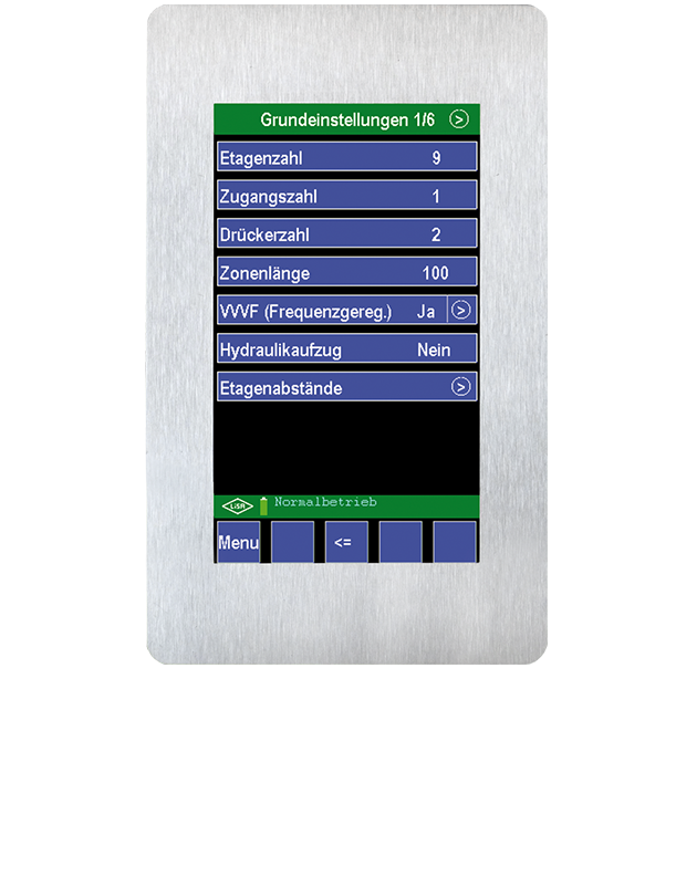 LiSA 20 lift controller in the COP and small rescue module in the ...